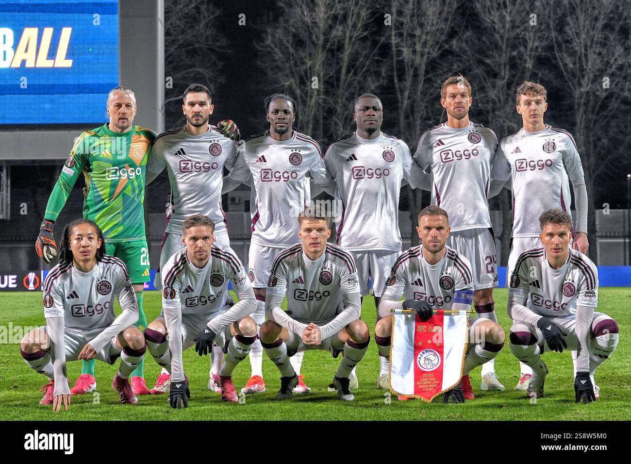 RIGA, 23-01-2025 , Daugava Stadium , football, UEFA Europa League ...