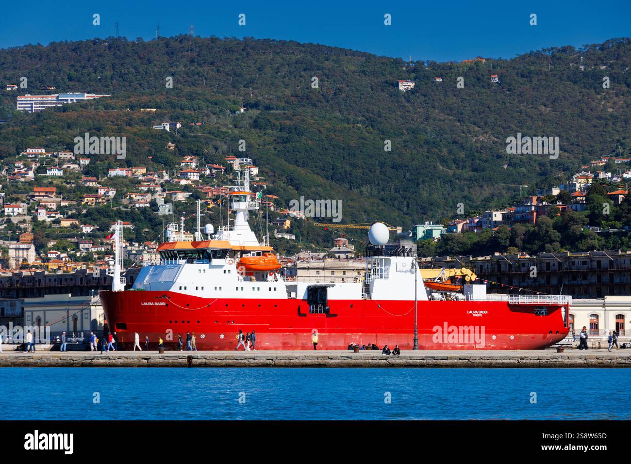 Trieste, Italy - September 27, 2024: The Laura Bassi, formerly Polar ...