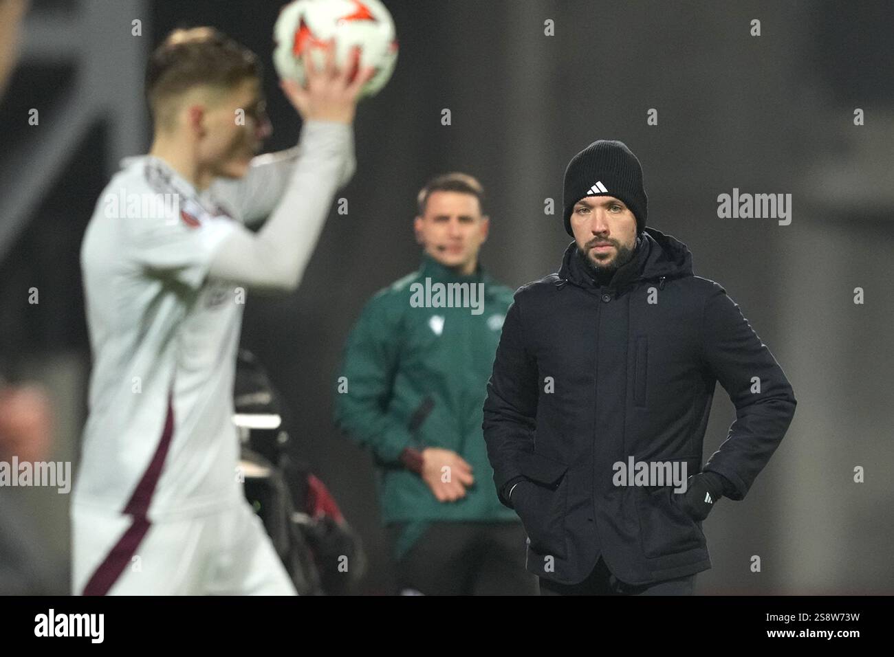 RIGA, 23-01-2025 , Daugava Stadium , football, UEFA Europa League ...