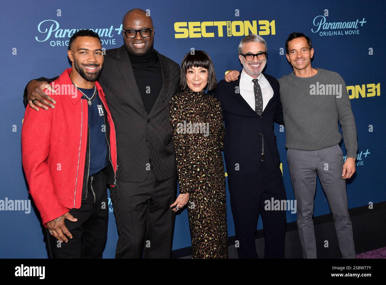Actor Omari Hardwick, director Olatunde Osunsanmi, actor Michelle Yeoh ...