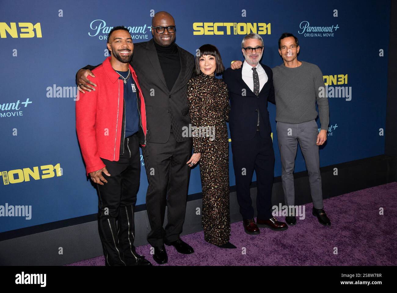 Actor Omari Hardwick, director Olatunde Osunsanmi, actor Michelle Yeoh ...