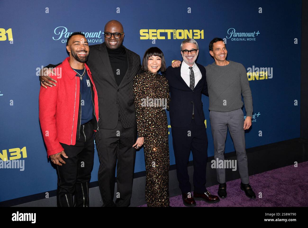 Actor Omari Hardwick, director Olatunde Osunsanmi, actor Michelle Yeoh ...
