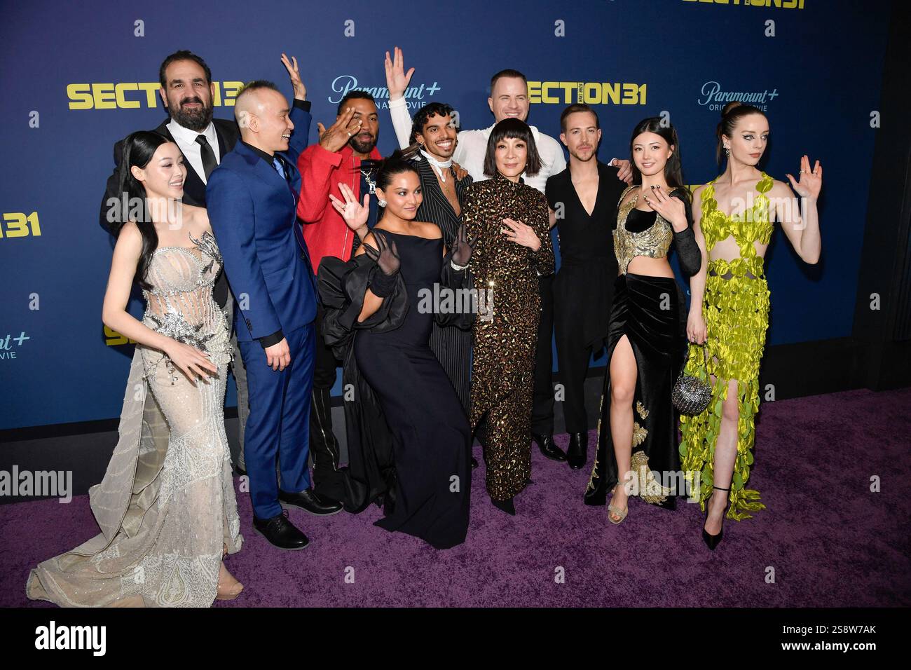 Cast members, from left, Emily Mei, Joe Pingue, James Hiroyuki Liao ...