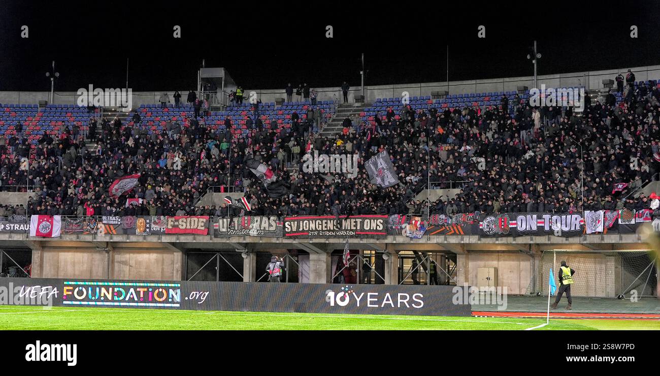 RIGA, 23-01-2025 , Daugava Stadium , football, UEFA Europa League ...