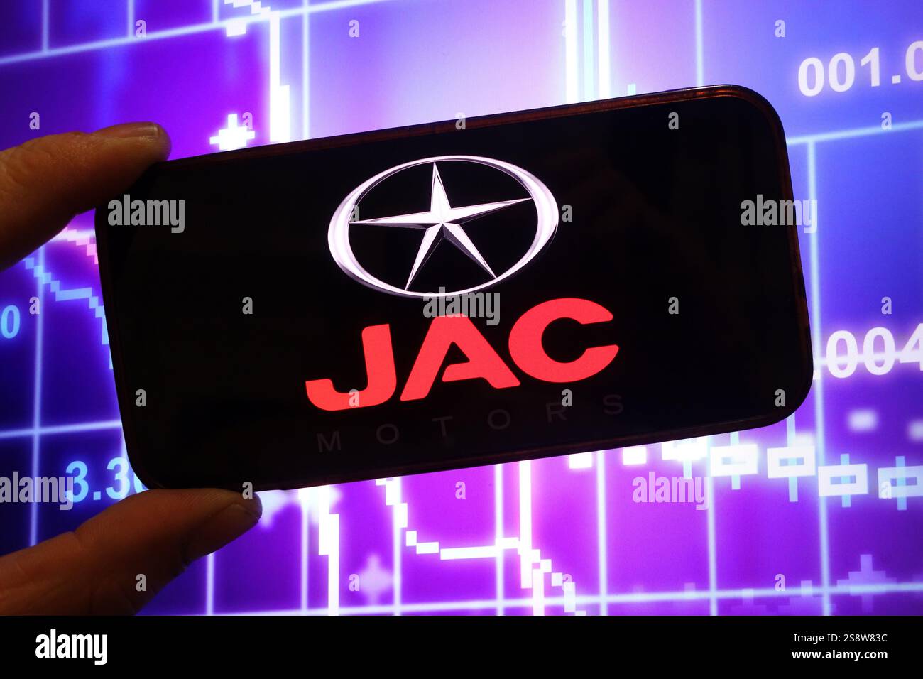 Poland. 23rd Jan, 2025. In this photo illustration, the JAC Motors ...