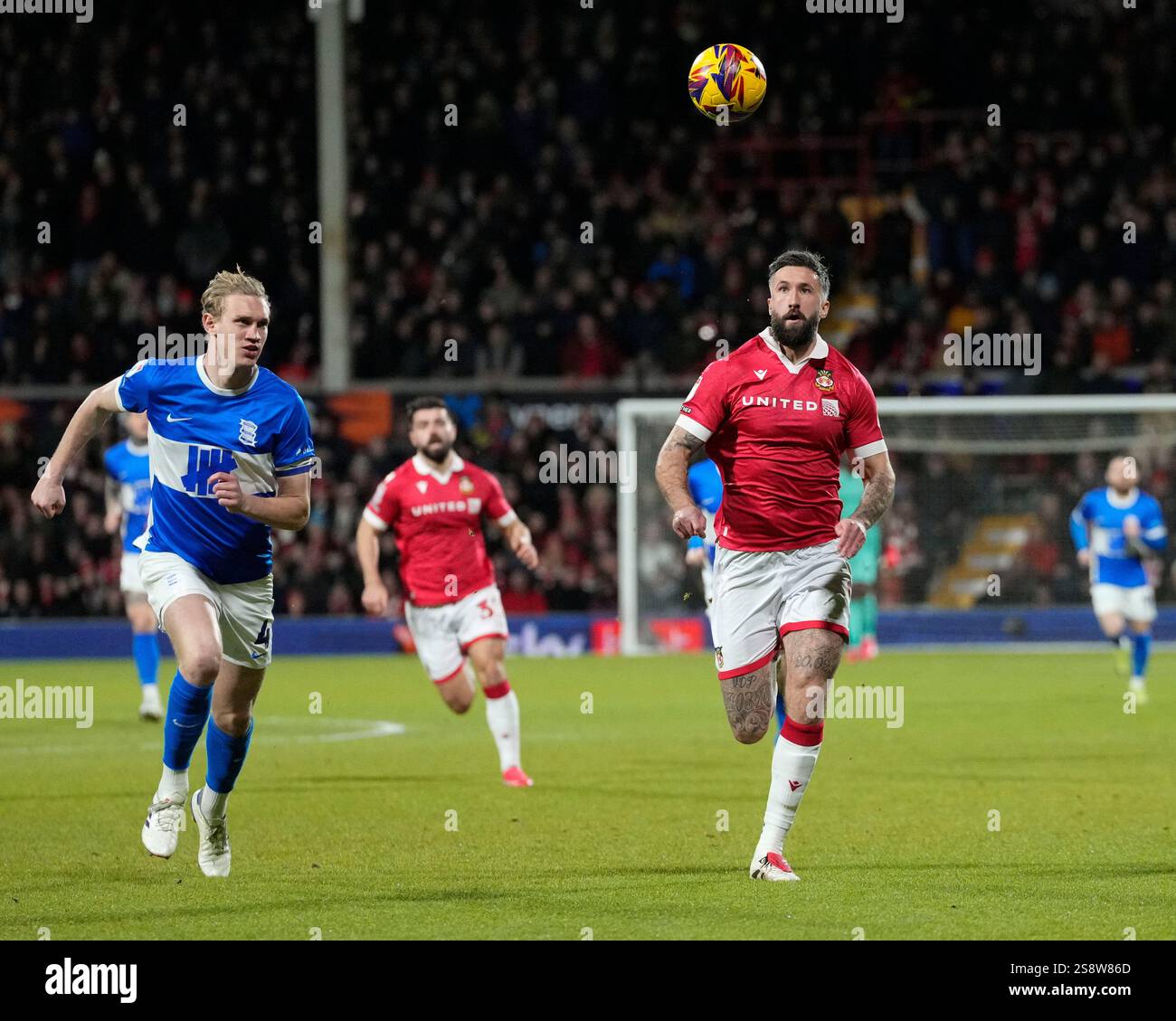 23rd January 2025; STōK Cae Ras, Wrexham, Wales; EFL League One ...
