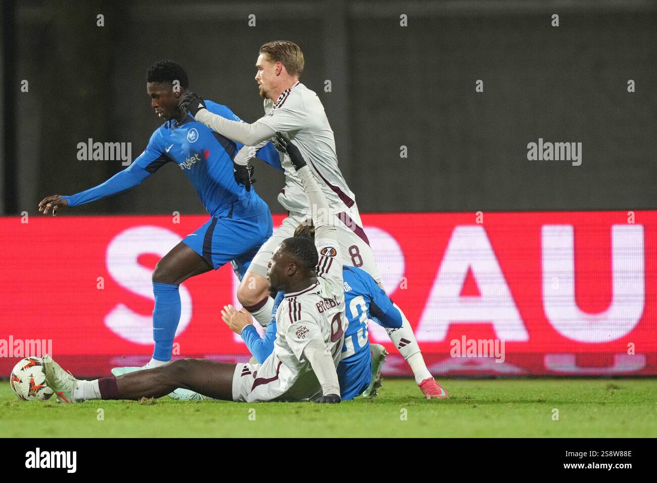 RIGA, 23-01-2025 , Daugava Stadium , football, UEFA Europa League ...