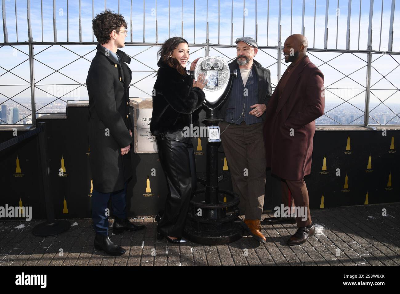 New York, USA. 23rd Jan, 2025. (L-R) Peter Mark Kendall, Inga ...