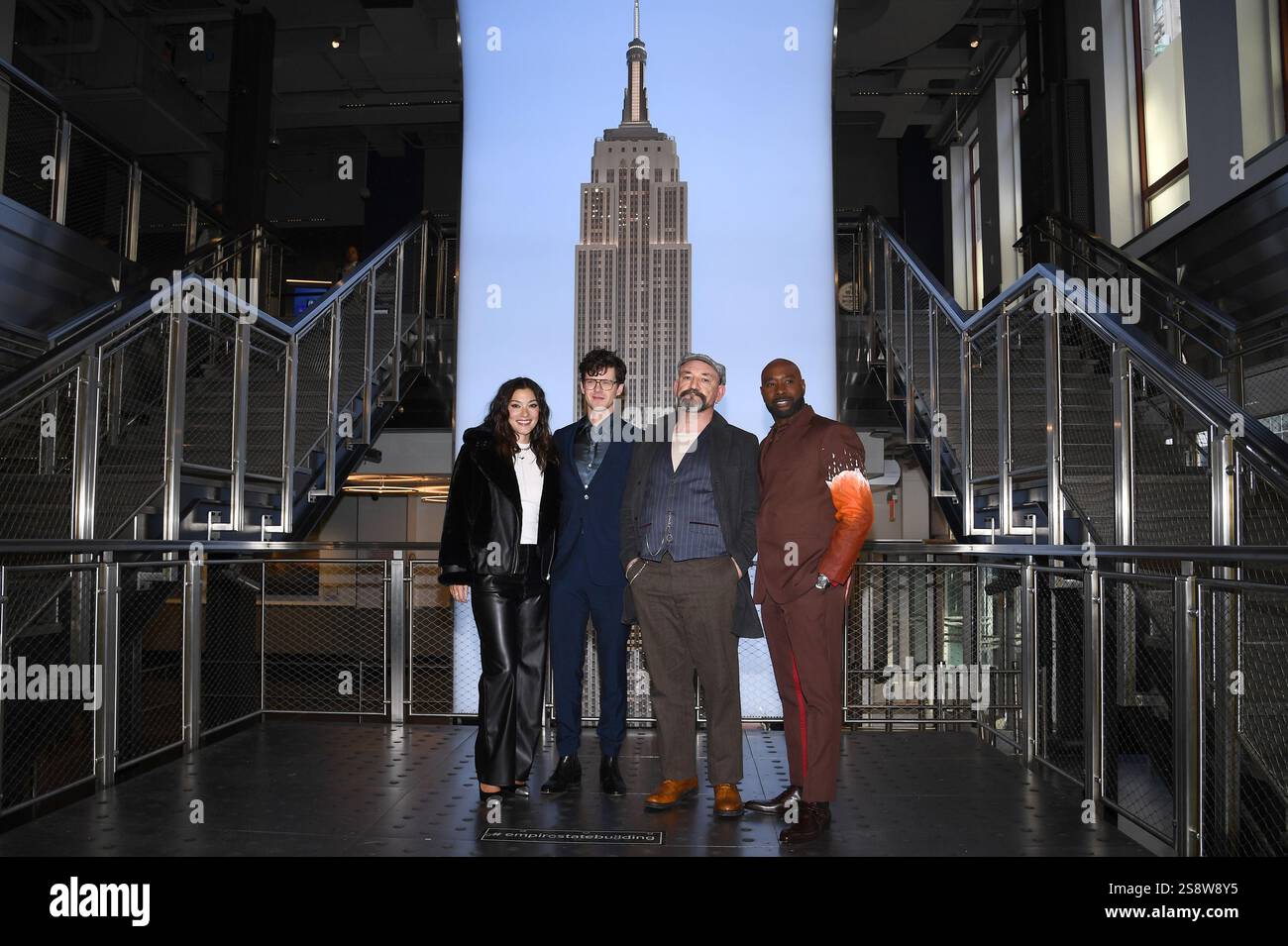 New York, USA. 23rd Jan, 2025. (L-R) Cast members Inga Schlingmann ...