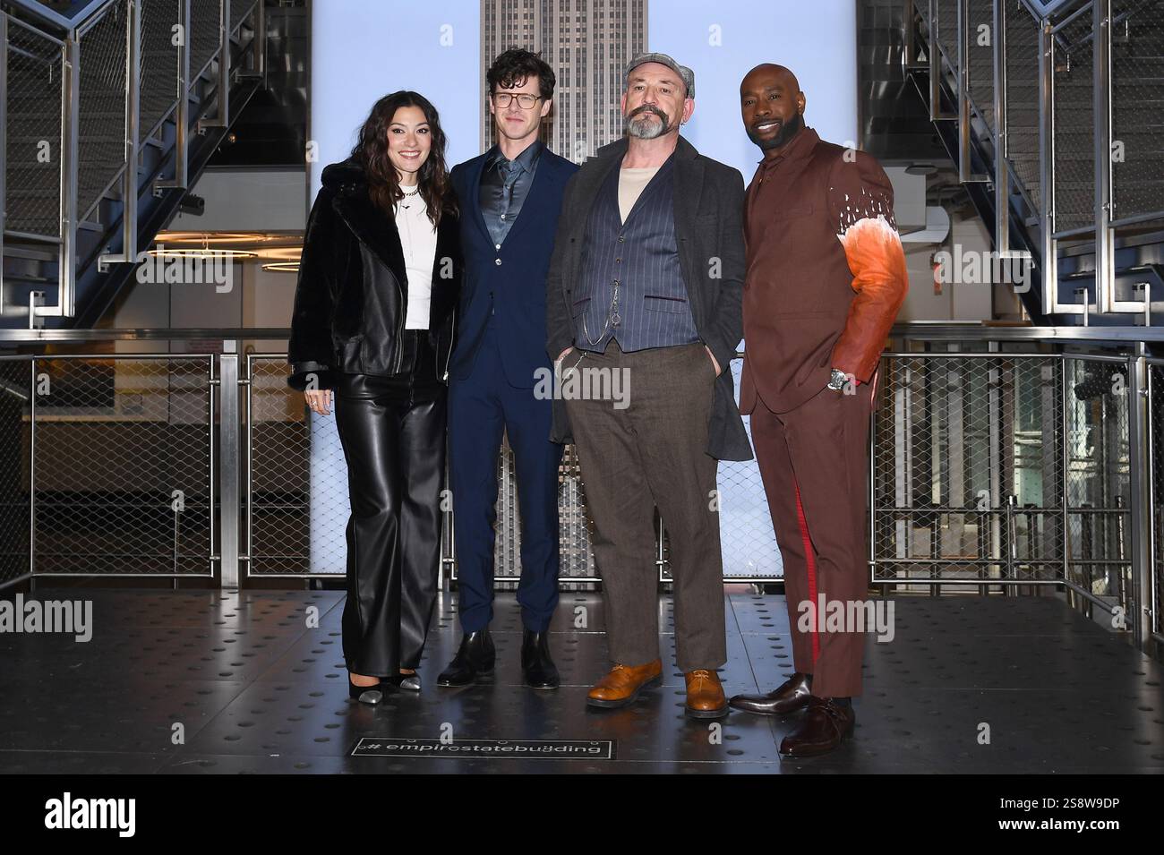 New York, USA. 23rd Jan, 2025. (L-R) Cast members Inga Schlingmann ...