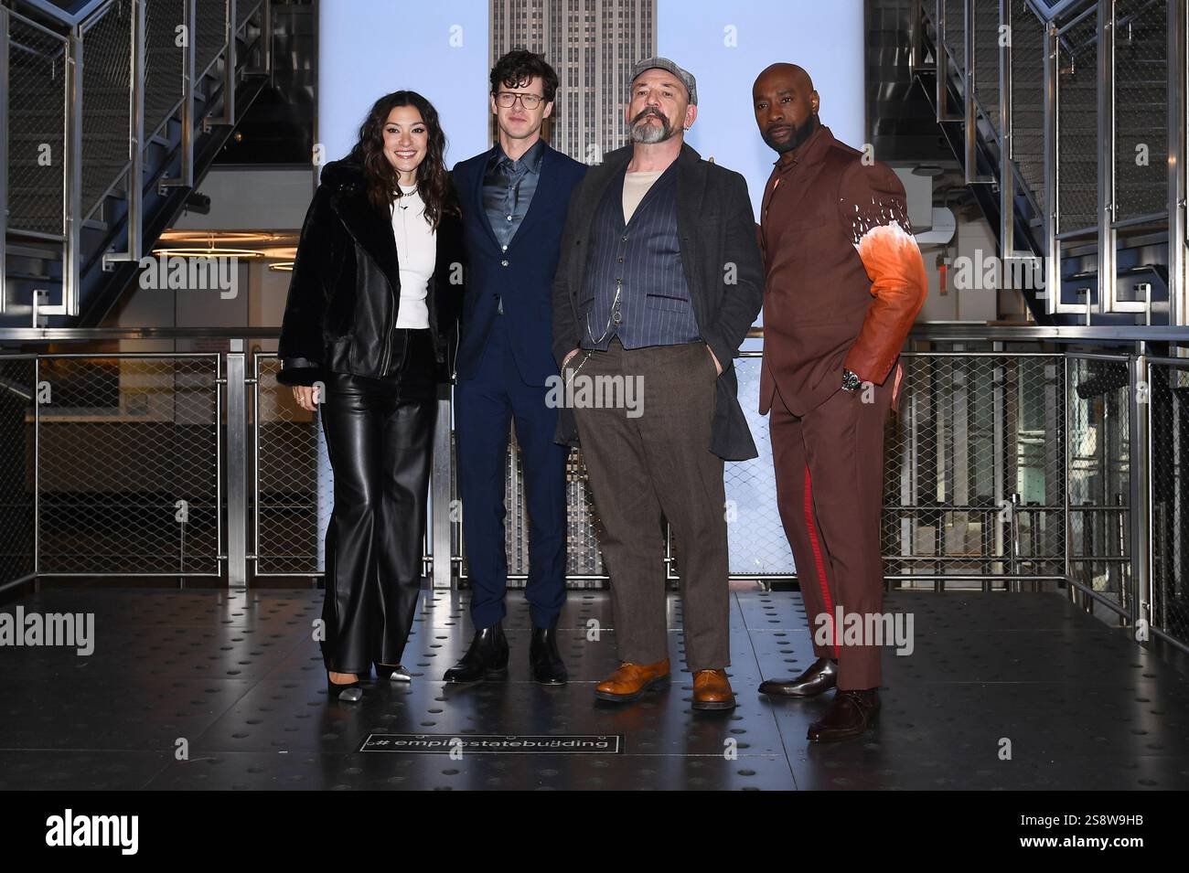 New York, USA. 23rd Jan, 2025. (L-R) Cast members Inga Schlingmann ...