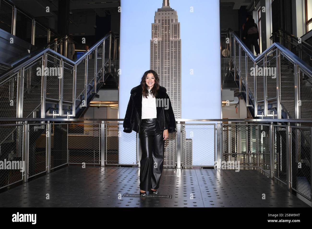 New York, USA. 23rd Jan, 2025. Inga Schlingmann visits the Empire State ...