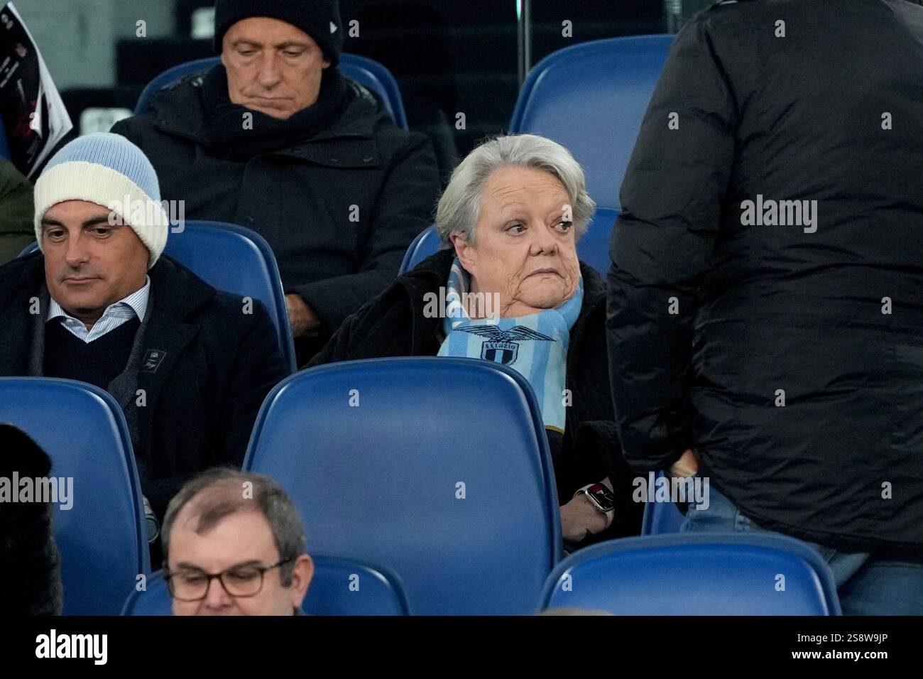 Rome, Italy. 23rd Jan, 2025. Anna Paratore, mather of Giorgia Meloni ...