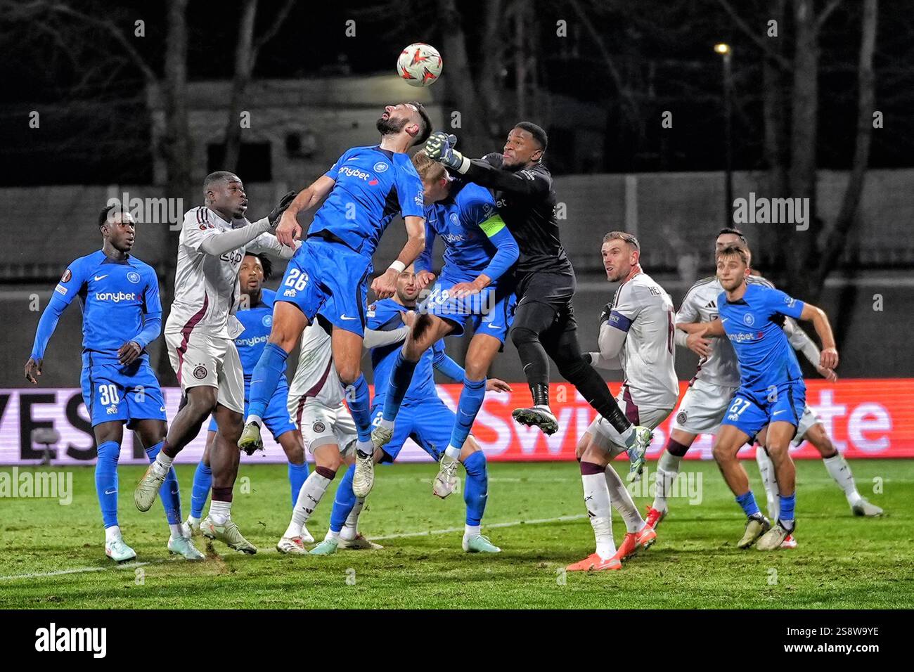 RIGA, 23-01-2025 , Daugava Stadium , football, UEFA Europa League ...