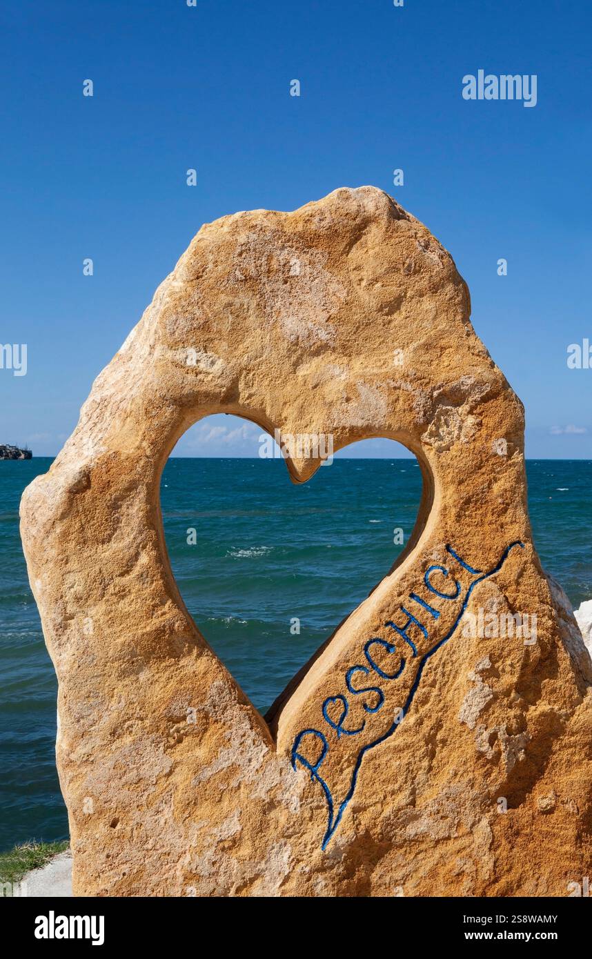 Peschici is a charming coastal town in the Apulia region of Italy ...