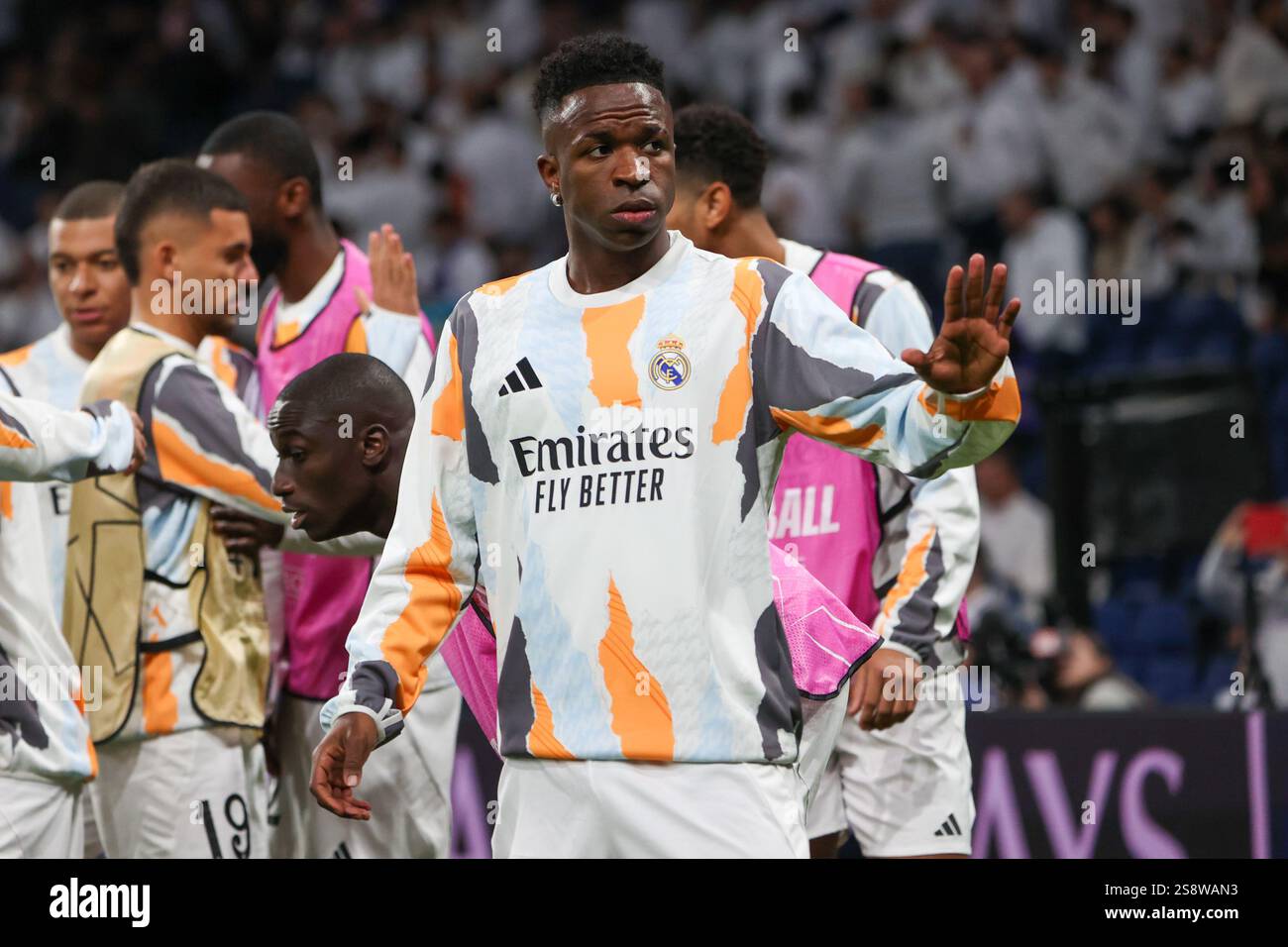 Madrid, Spain. 22nd Jan, 2025. UEFA Champions League matchday 7 between ...