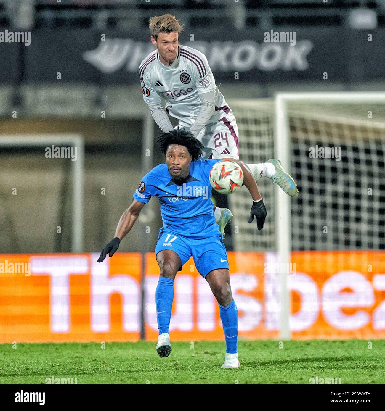 RIGA, 23-01-2025 , Daugava Stadium , football, UEFA Europa League ...