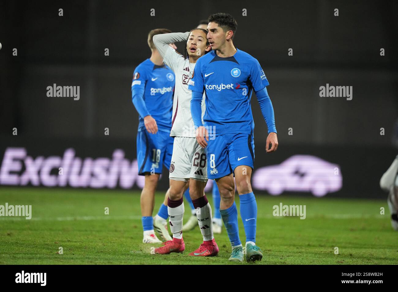 RIGA, 23-01-2025 , Daugava Stadium , football, UEFA Europa League ...