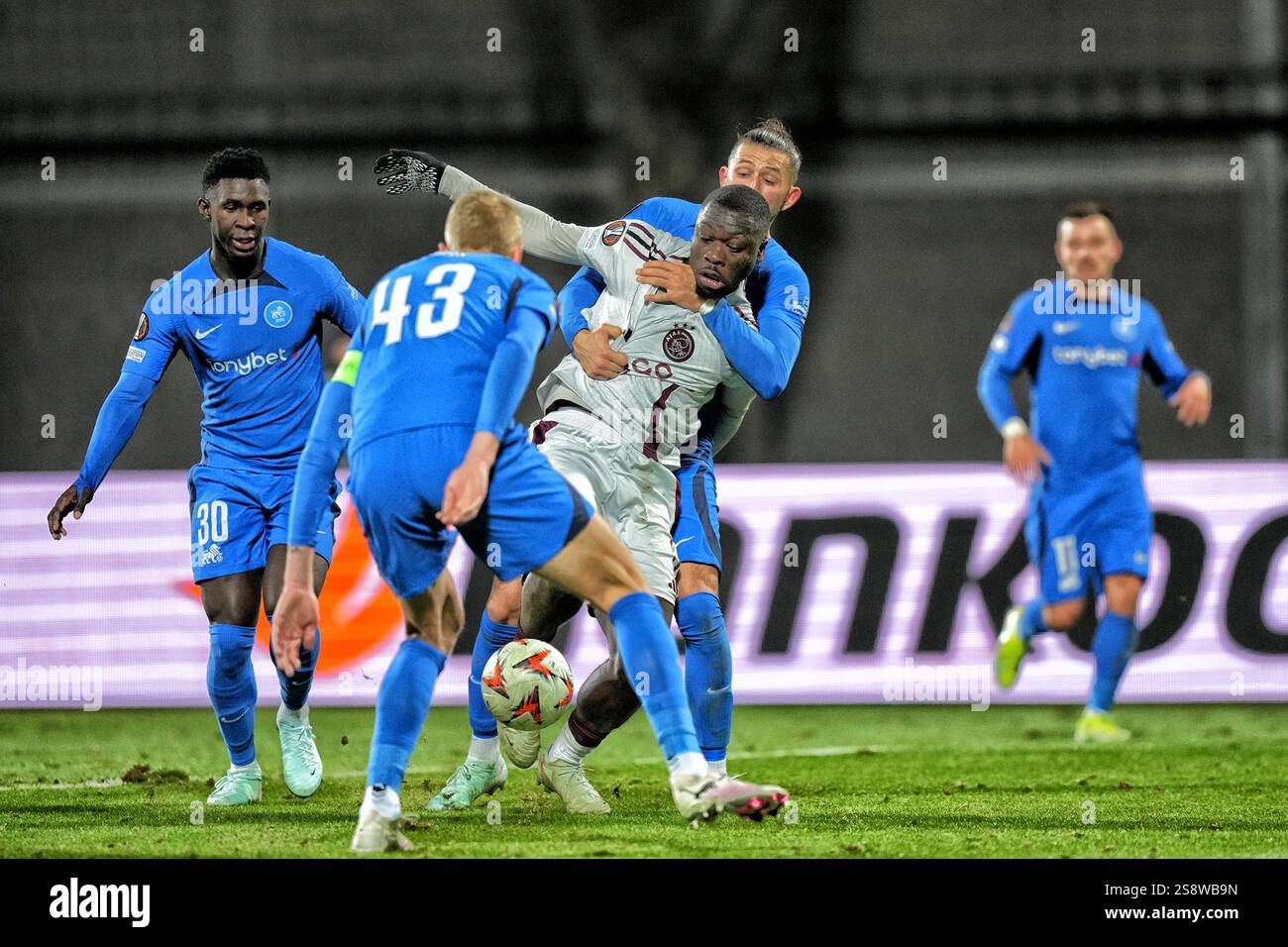 RIGA, 23-01-2025 , Daugava Stadium , football, UEFA Europa League ...