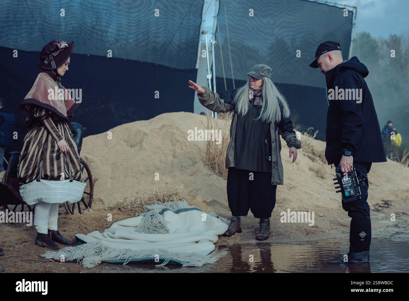 Nosferatu (2024) Actor Lily-Rose Depp costume designer Linda Muir ...