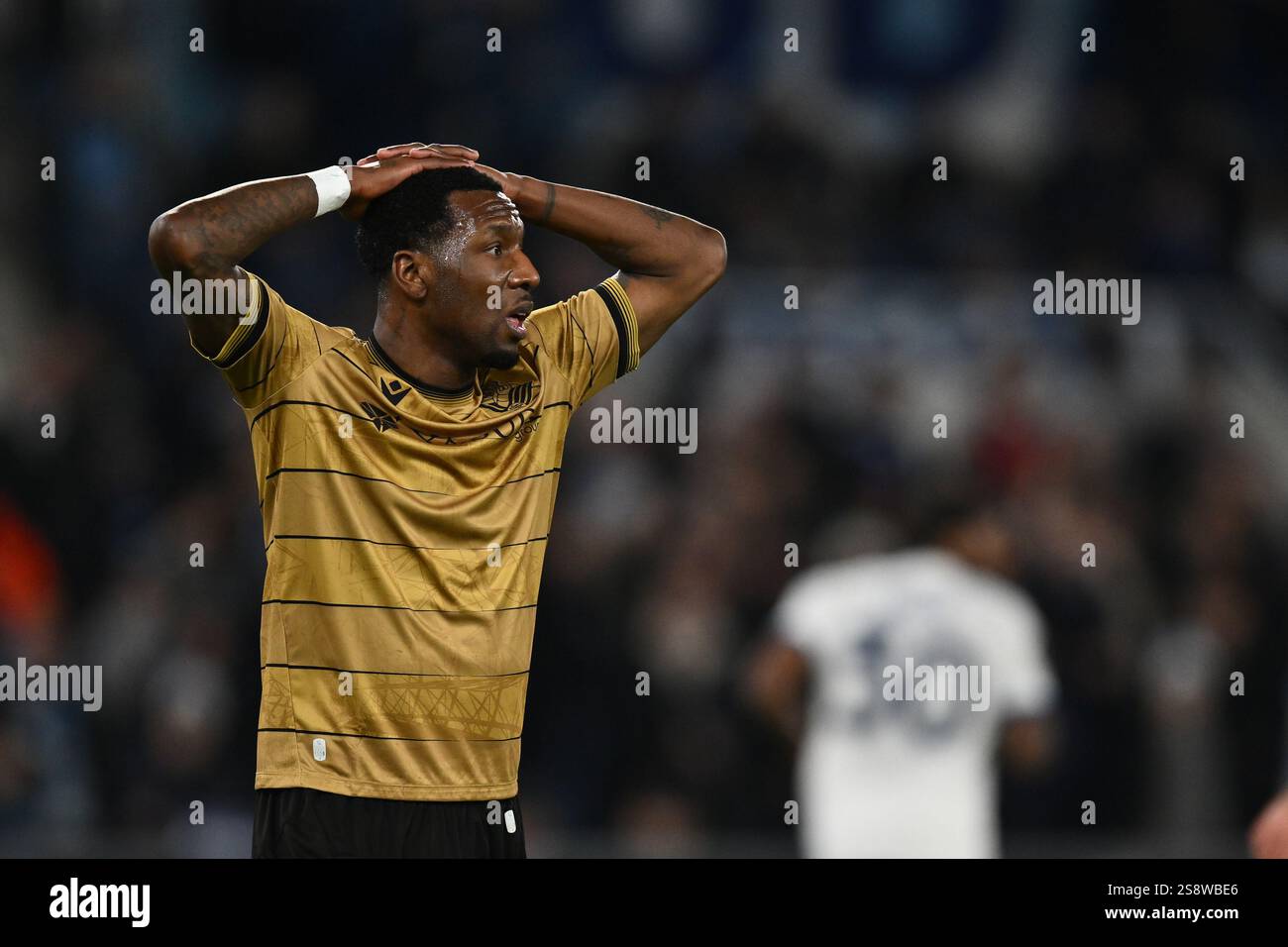Sheraldo Becker of Real Sociedad participates in the UEFA Europa League ...