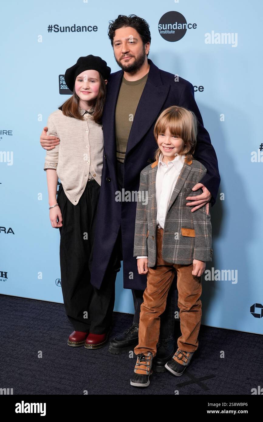 Molly Belle Wright, from left, John Maguro, and Wyatt Solis attend the premiere of "Omaha ...
