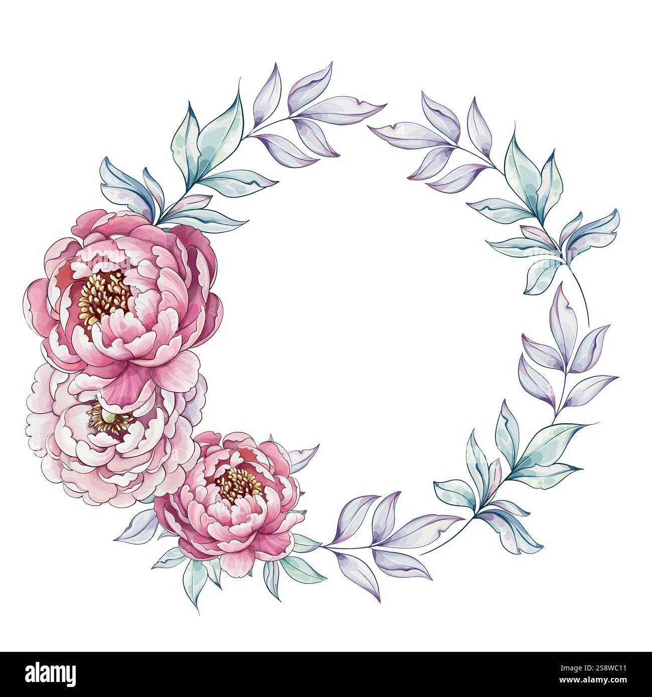 Blooming forms Cut Out Stock Images & Pictures - Alamy