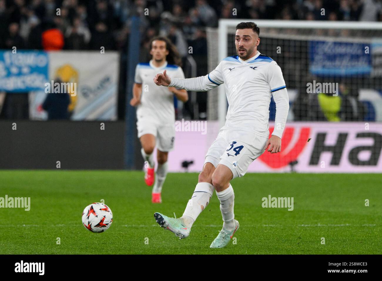 Rome, Italy. 23rd Jan, 2025. Mario Gila of SS Lazio in action during ...
