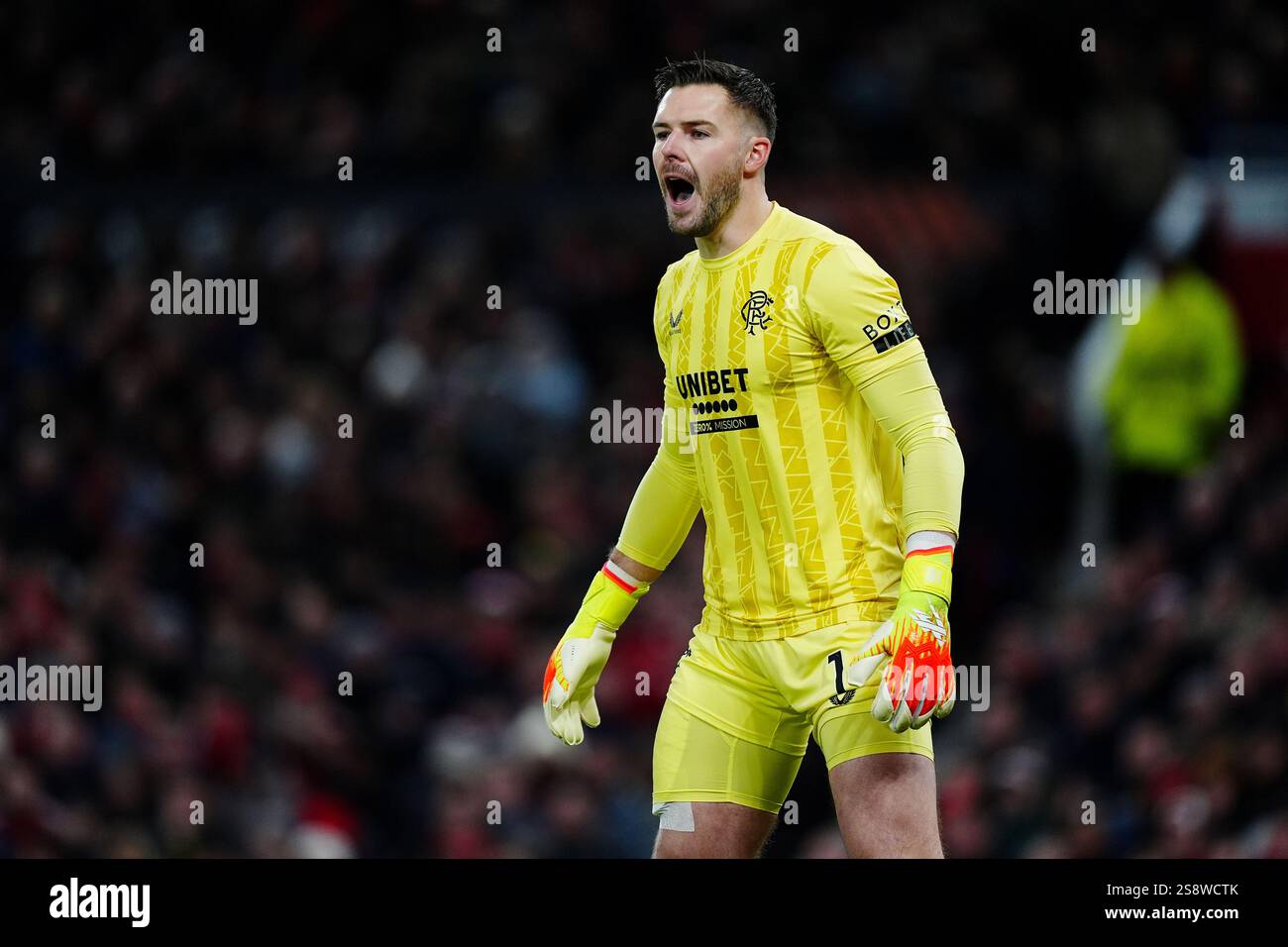 Rangers goalkeeper Jack Butland during the UEFA Europa League, league ...