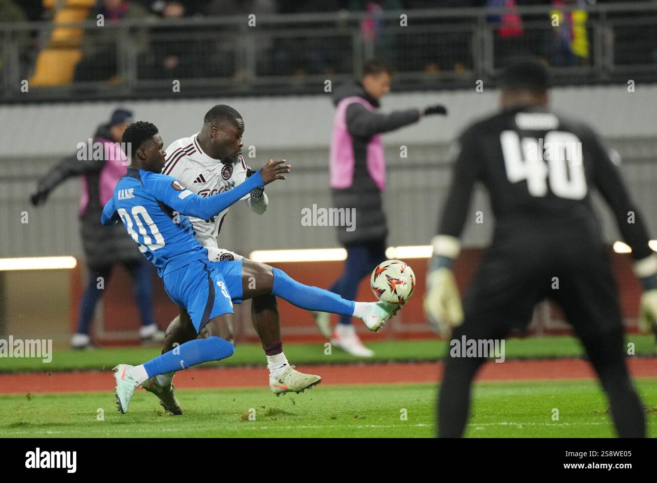 RIGA, 23-01-2025 , Daugava Stadium , football, UEFA Europa League ...