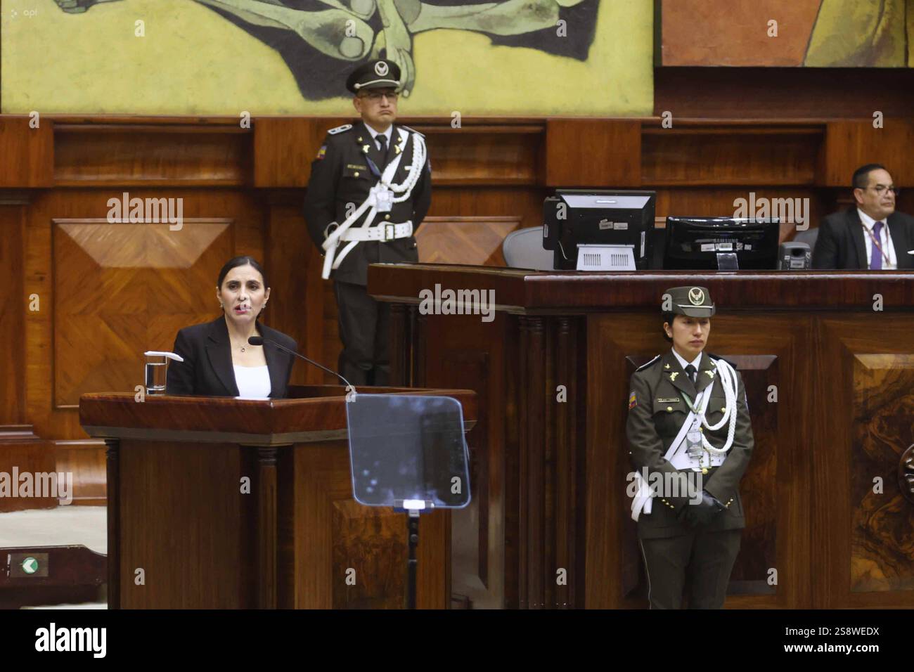 VERONICA ABAD AT THE NATIONAL ASSEMBLY Quito, January 23, 2025 The Vice ...