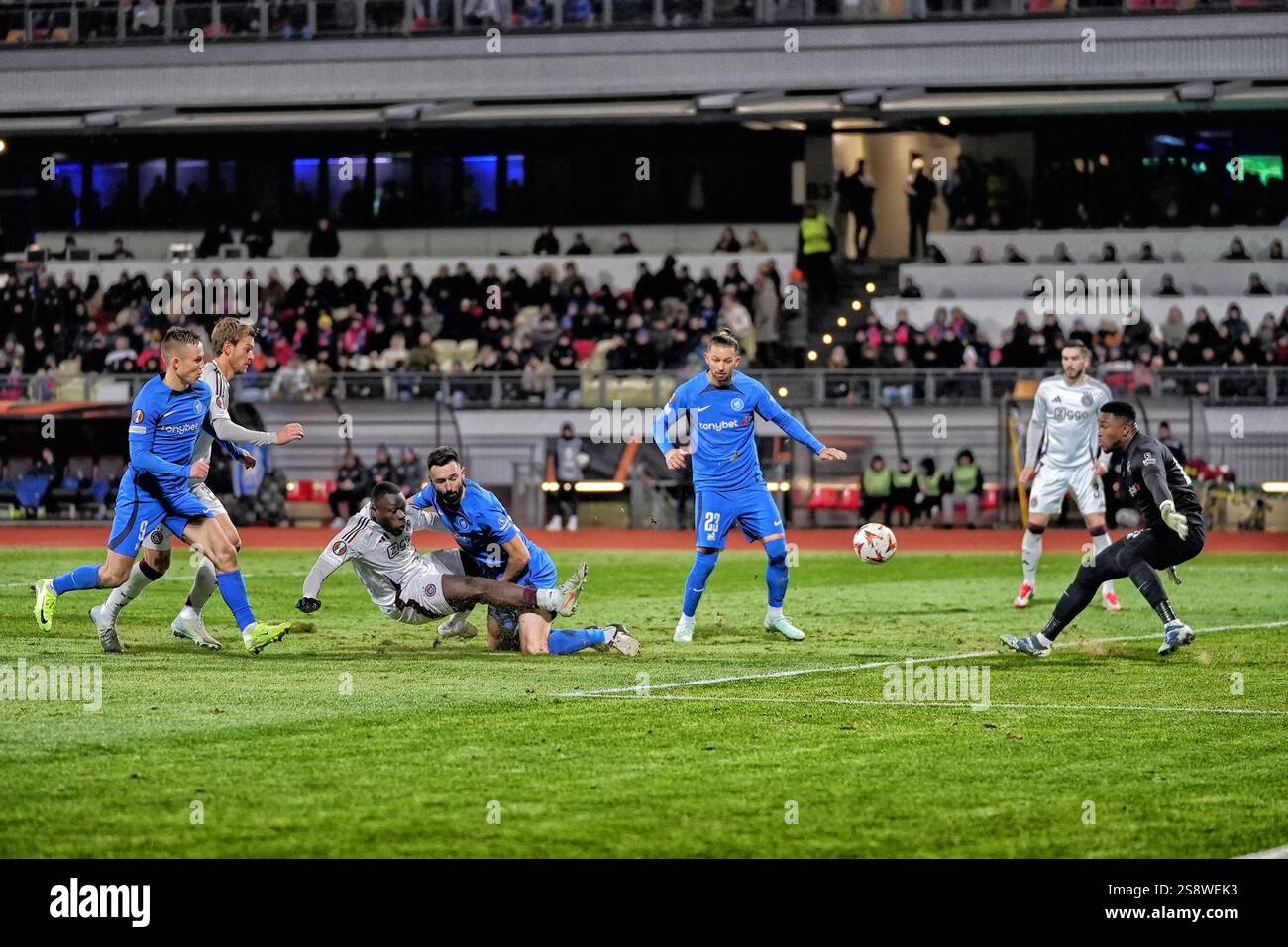 RIGA, 23-01-2025 , Daugava Stadium , football, UEFA Europa League ...
