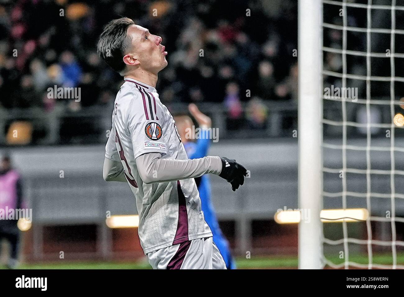 RIGA, 23-01-2025 , Daugava Stadium , football, UEFA Europa League ...