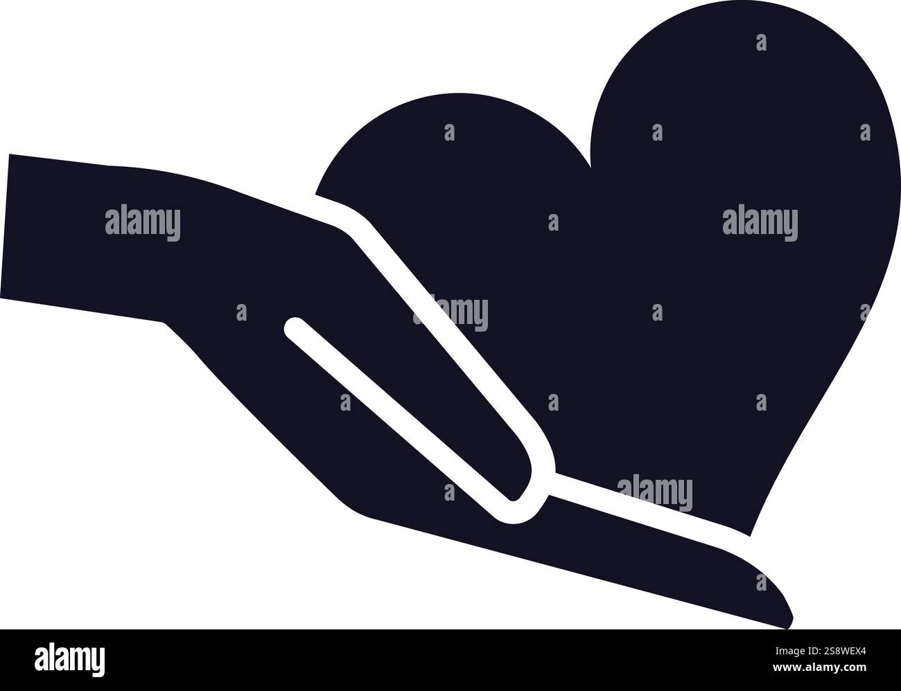 Charity and compassion graphic Cut Out Stock Images & Pictures - Alamy