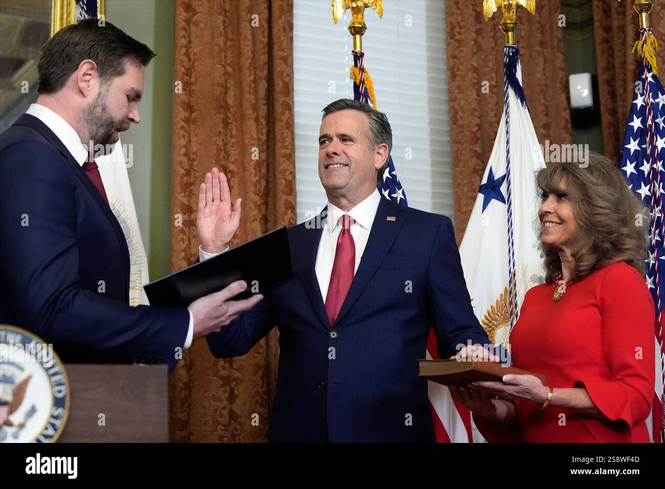 Vice President JD Vance swears in John Ratcliffe as CIA Director as his ...