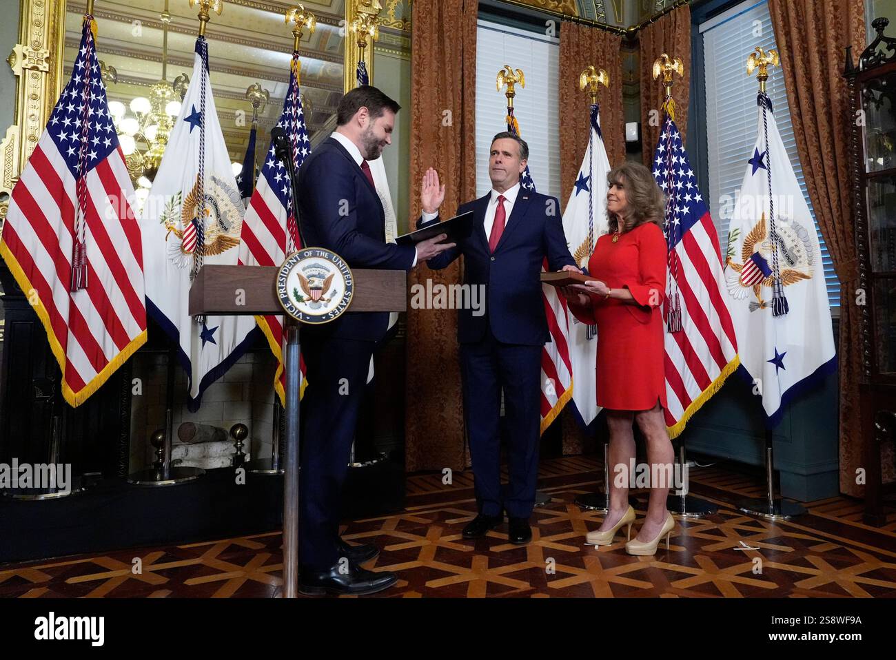 Vice President JD Vance swears in John Ratcliffe as CIA Director as his ...