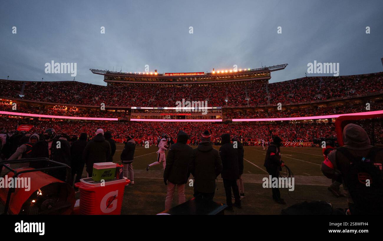 January 18, 2025: A view of the stadium between the third and fourth ...