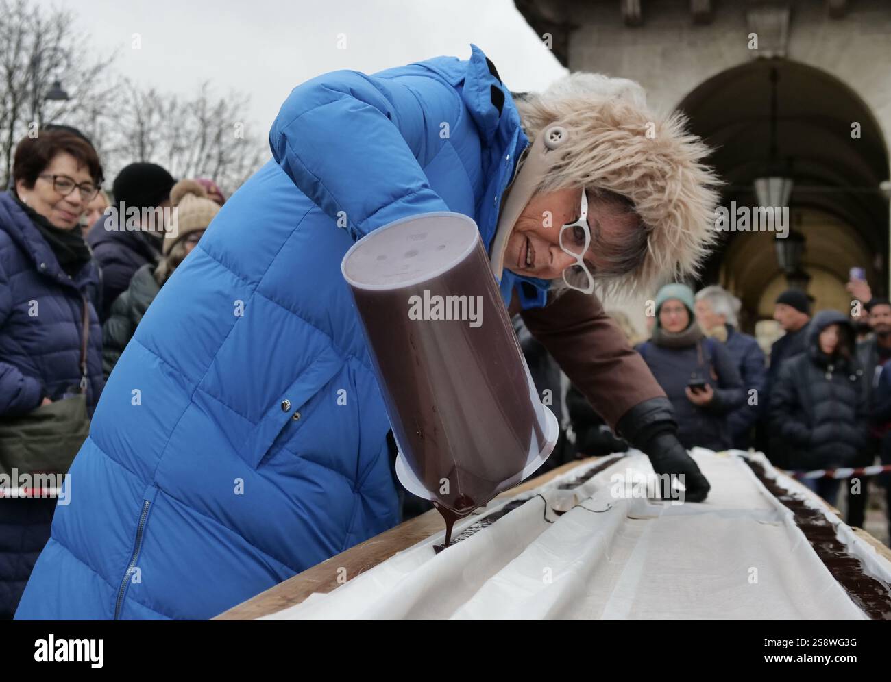 Bergamo, Italy. 23rd Jan, 2025. The mayor of Bergamo Daniela Carnevali ...