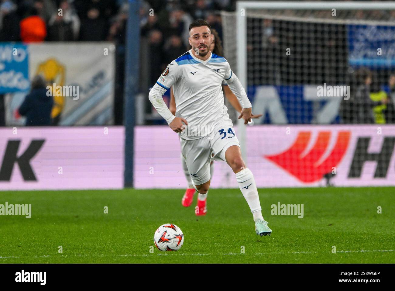 Rome, Italy. 23rd Jan, 2025. Mario Gila of SS Lazio in action during ...