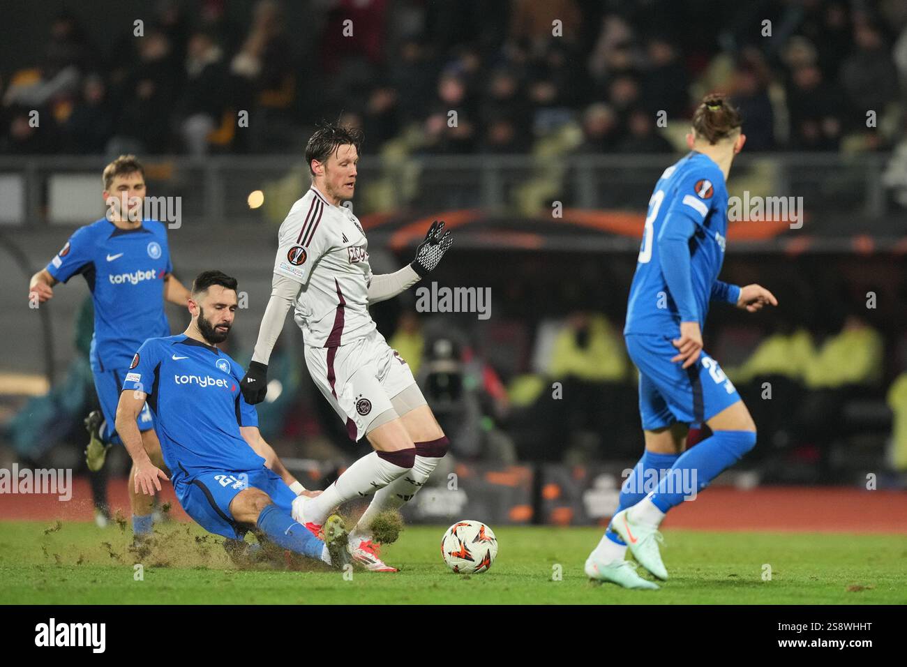 RIGA, 23-01-2025 , Daugava Stadium , football, UEFA Europa League ...