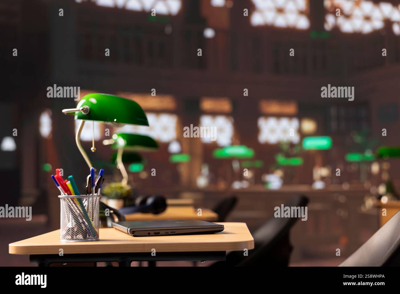 Empty campus library designated hi-res stock photography and images - Alamy