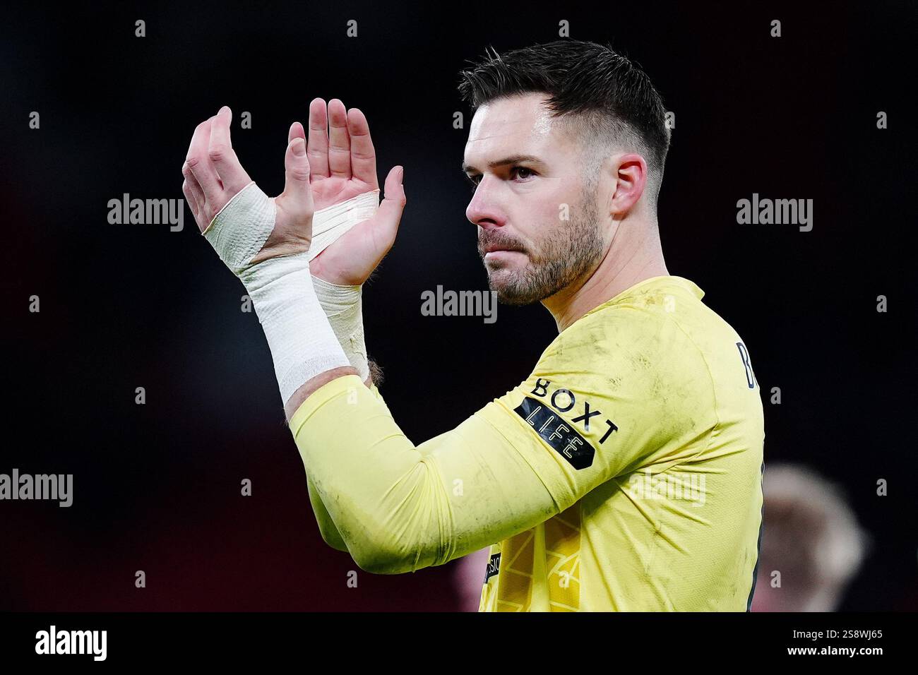 Rangers goalkeeper Jack Butland after the UEFA Europa League, league ...