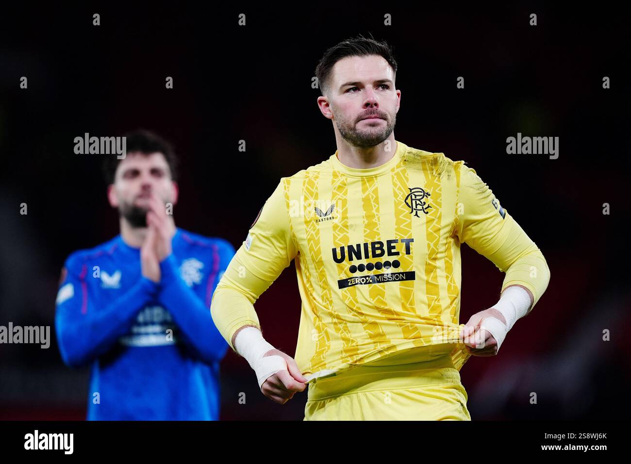 Rangers goalkeeper Jack Butland after the UEFA Europa League, league ...