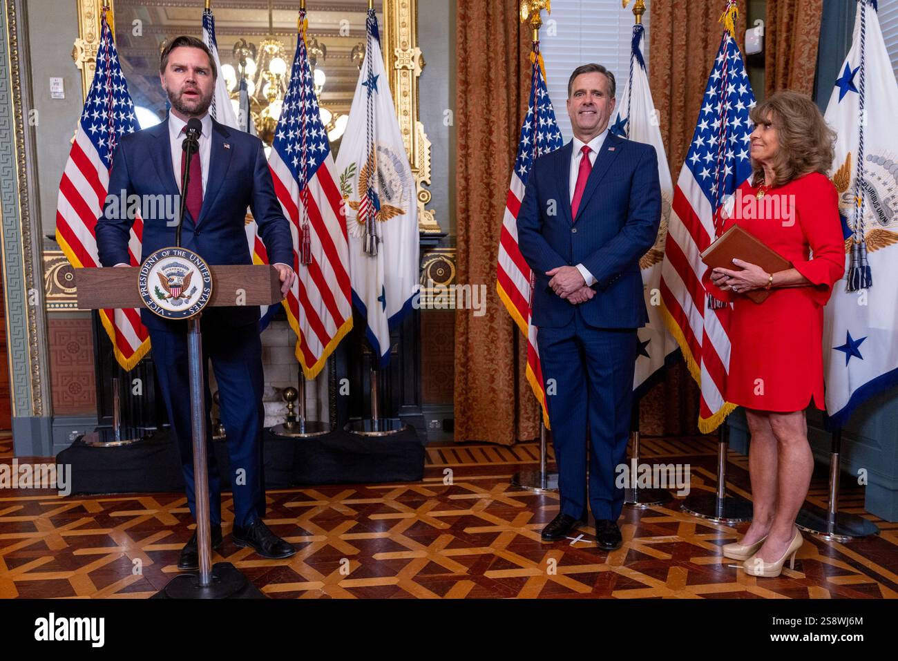 Washington, United States. 23rd Jan, 2025. Vice President JD Vance ...