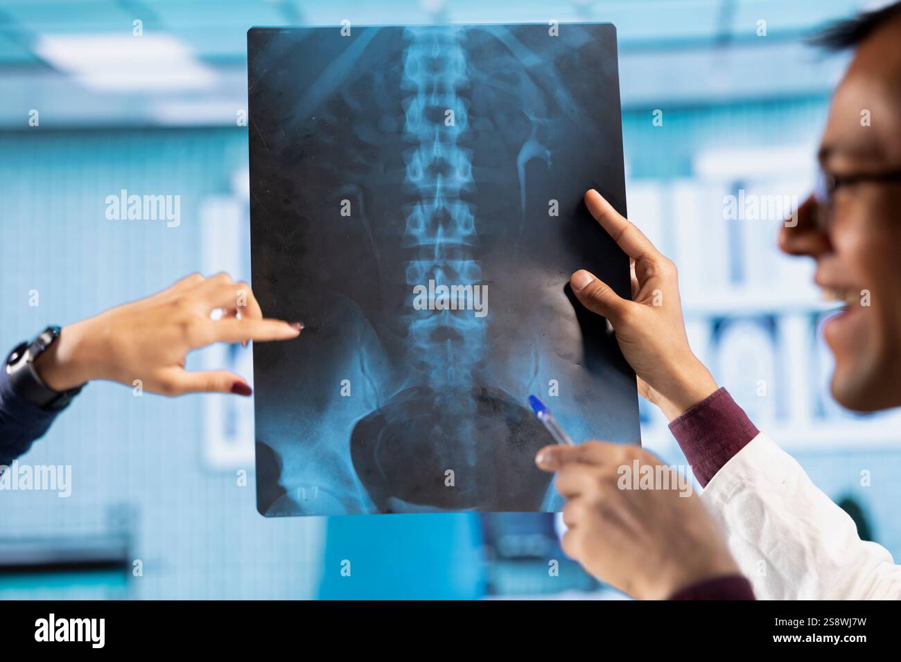 Indian healthcare professional sharing medical expertise with a patient ...