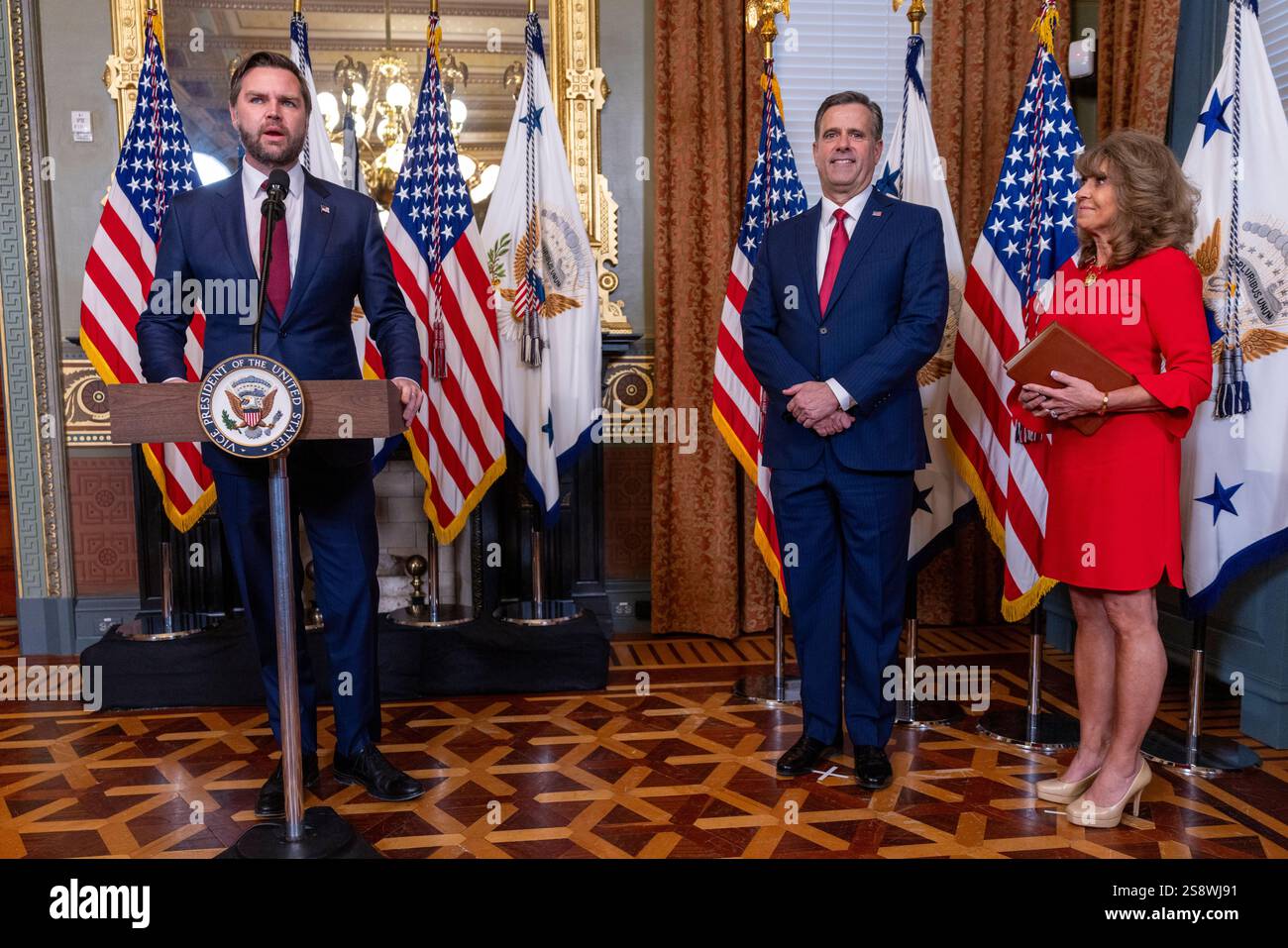 Washington, United States. 23rd Jan, 2025. Vice President JD Vance ...