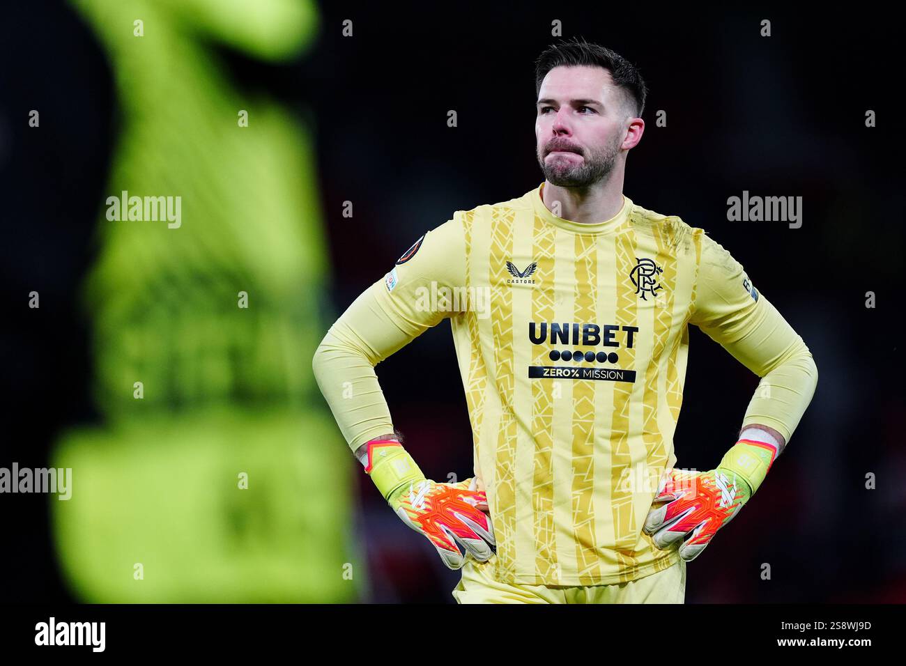 Rangers goalkeeper Jack Butland after the UEFA Europa League, league ...