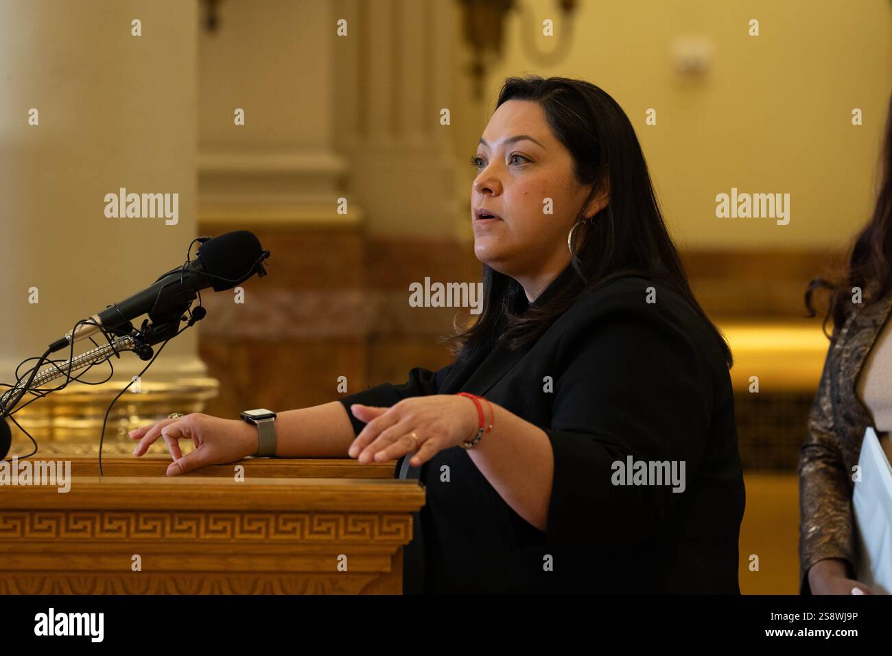 Denver, Colorado, USA. 23rd Jan, 2025. State Sen. Julie Gonzales, D ...