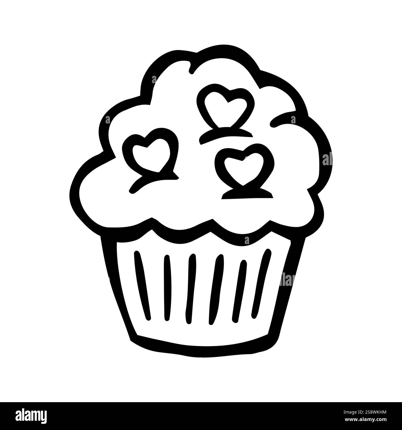 Sweet treat for valentines Stock Vector Images - Alamy