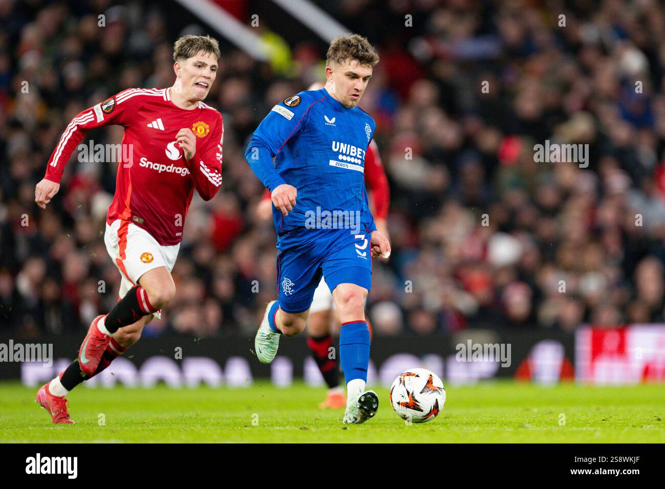 Old Trafford MANCHESTER, ENGLAND - JANUARY 23: Ridvan Yilmaz of Rangers ...